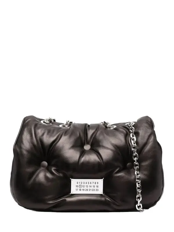 MAISON MARGIELA Glam Slam Flap Medium Bag - Black