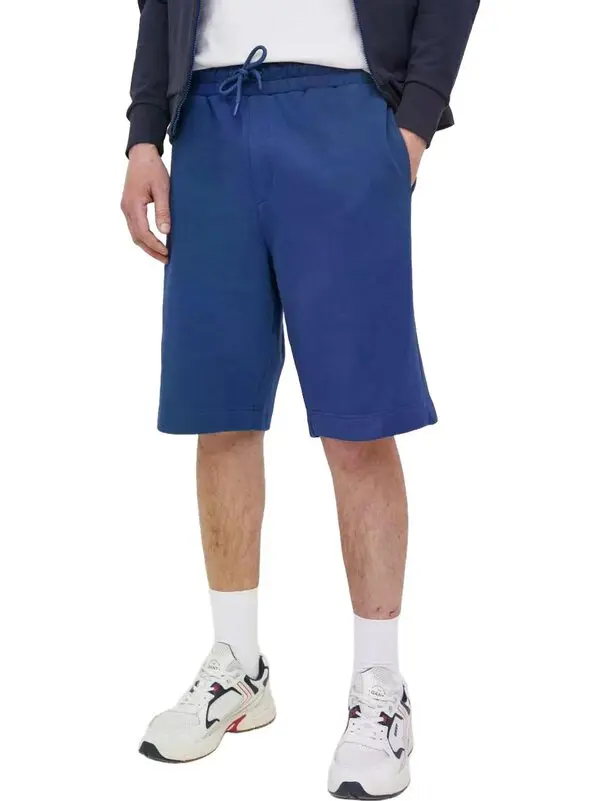 TRUSSARDI Drawstring Track Shorts - Blue