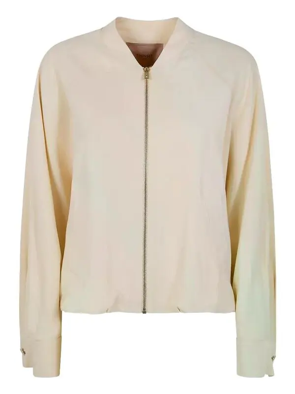 TWINSET Bomber Jacket - Neutrals