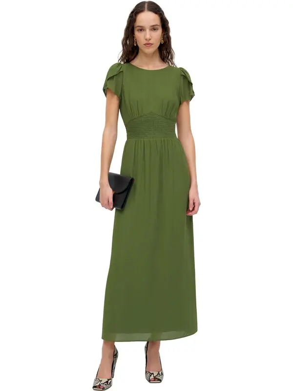 REFORMATION Drusilla Midi Dress - Green