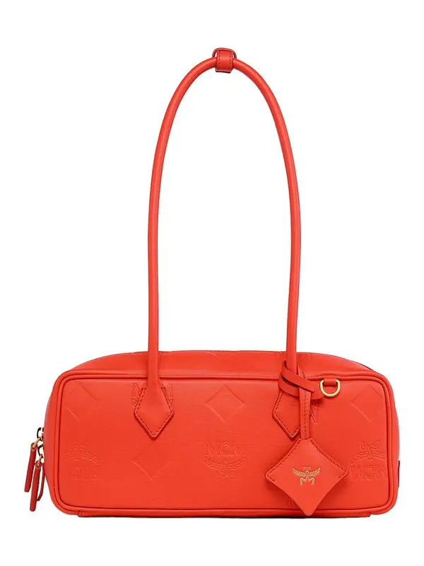 Mcm Aren East West Shoulder Bag - Orangeade