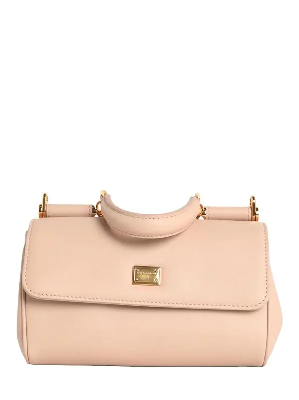 Dolce & Gabbana My Sicily Leather Handbag - Pink