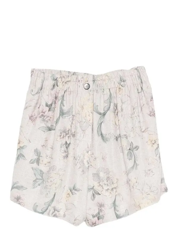 FORTE_FORTE Printed Shorts - Pink