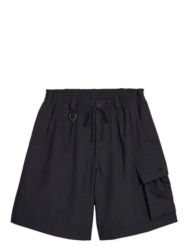 Y3 Cargo Shorts - Black