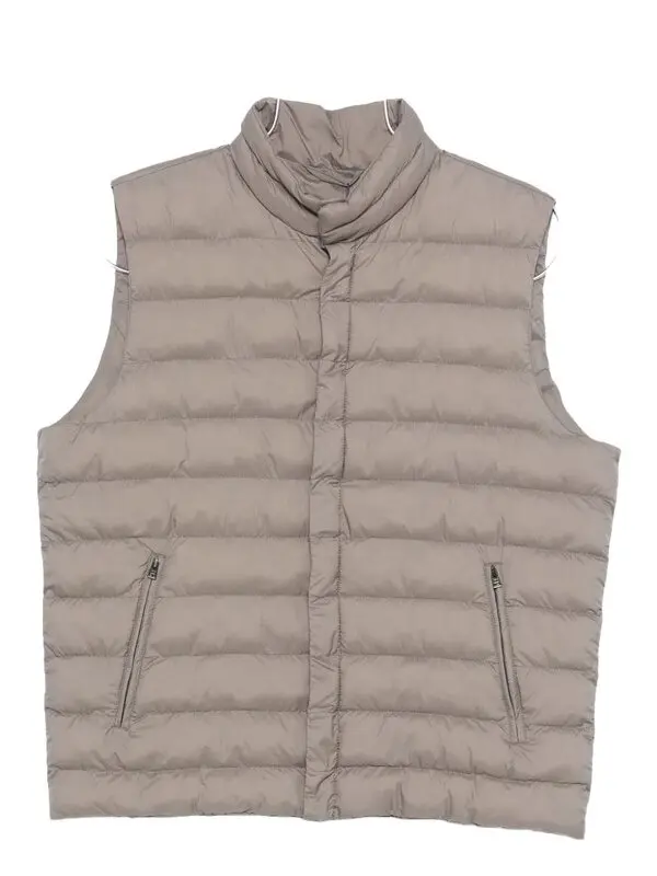 Herno Nylon Down Vest - Grey