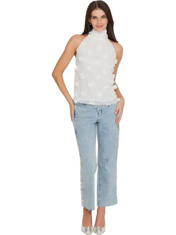 Generation Love Stephen Button Wide-leg Jeans - Blue