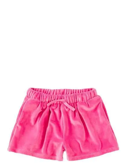 TEA COLLECTION Velour Comfy Shorts - Sweet Pea
