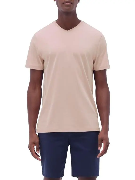 Bugatchi Holden Pima Cotton T-shirt - Sand