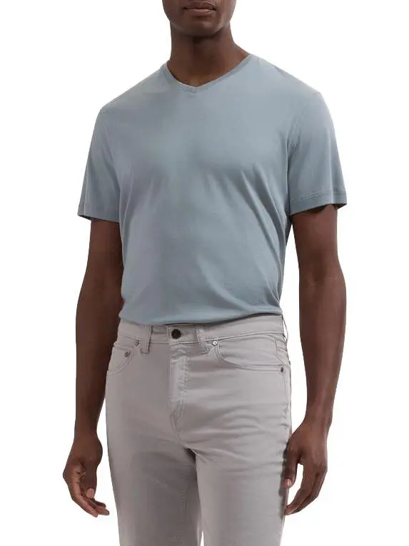 Bugatchi Holden Pima Cotton T-shirt - Shark