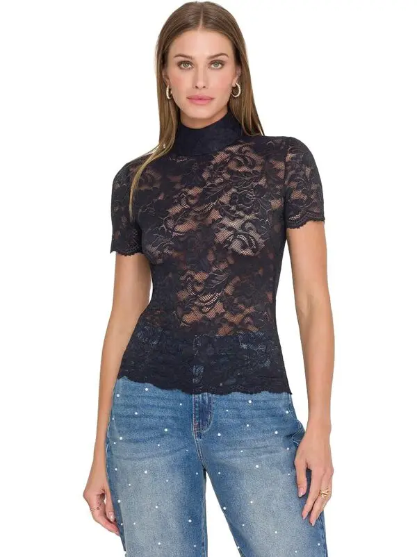 Generation Love Callen Lace Top - Black