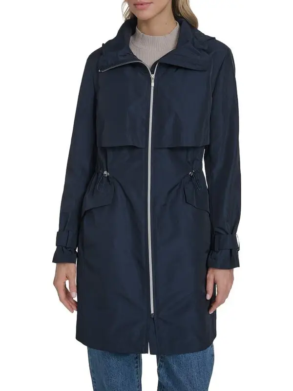 Cole Haan Water-resistant Packable Jacket - Indigo