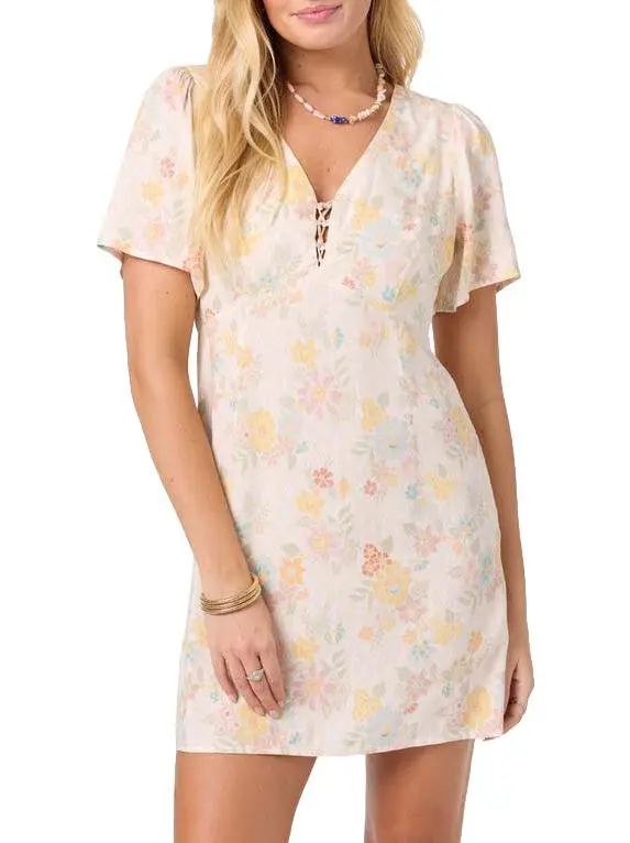 O'Neill Robin Floral Minidress - Tapioca
