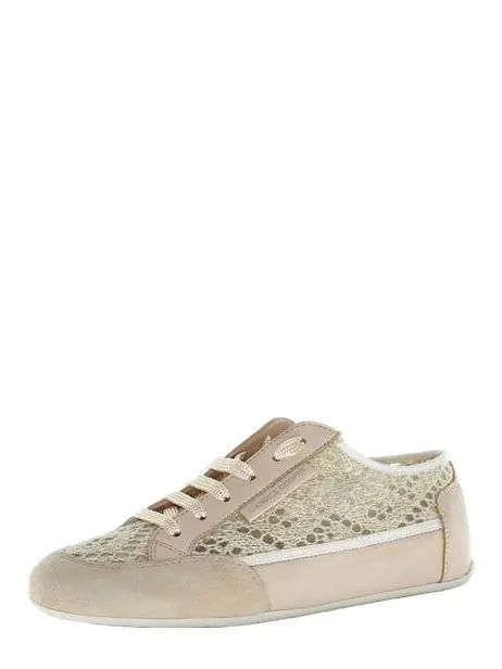 CANDICE COOPER Lace-up Sneaker - Desert Beige