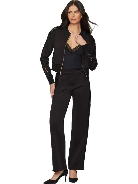 Generation Love Kensley Lace Combo Pants - Black