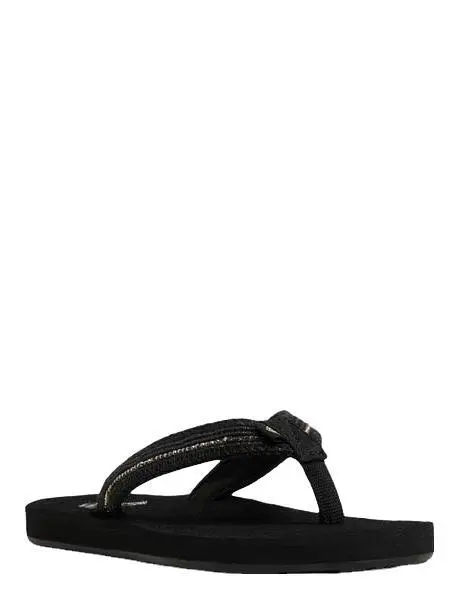 Roxy Embellished Flip Flop - Black