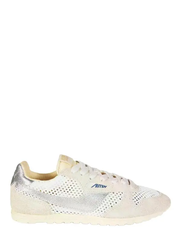 AUTRY Perforated Lace-up Sneakers - White
