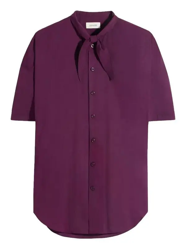 LEMAIRE Short-sleeve Shirt - Purple