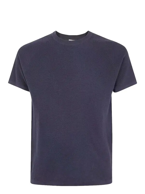 Aspesi Round-neck Short-sleeve T-shirt - Blue