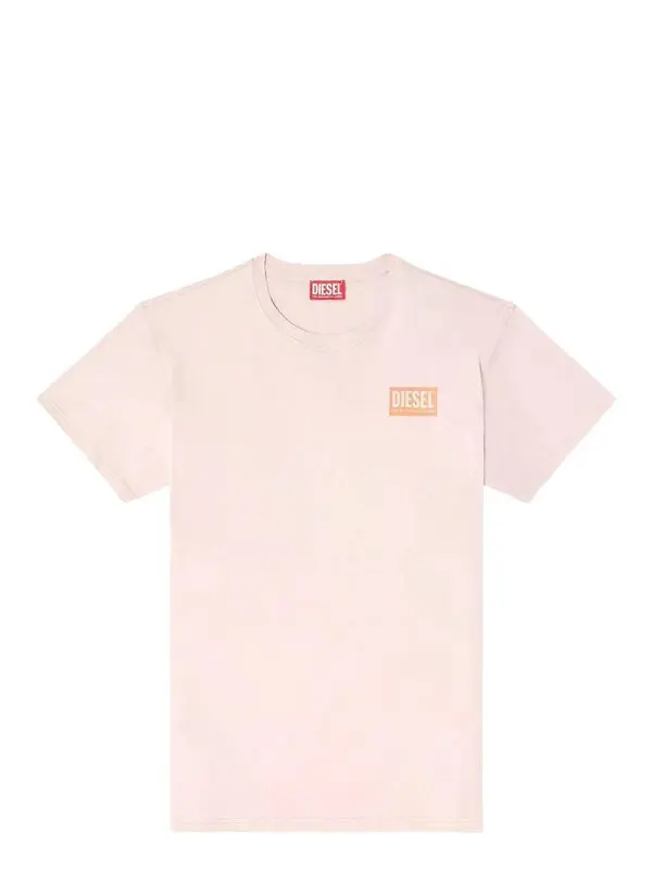 DIESEL® Logo-print T-shirt - Pink