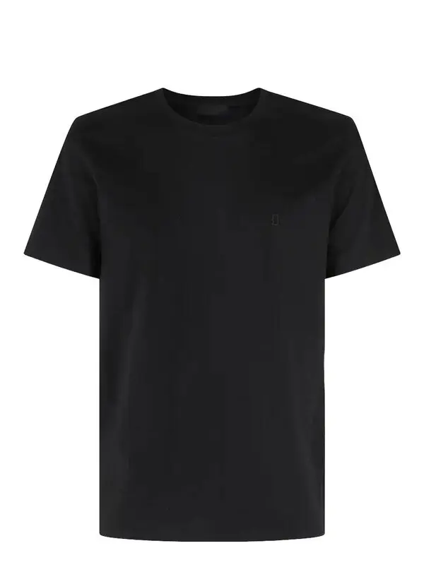 DONDUP Logo-embroidered T-shirt - Black