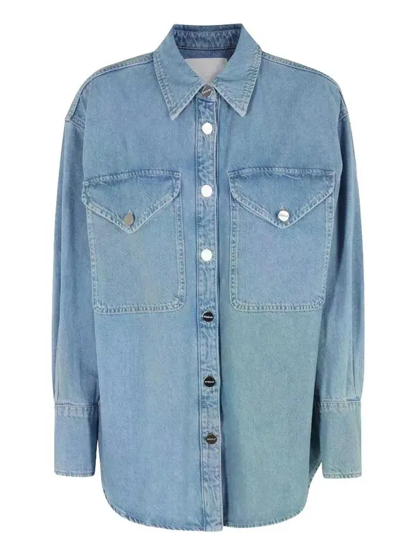 DONDUP Flap-pocket Shirt - Blue