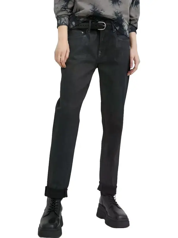 G-star Raw Rolled-hem Straight Leg Trousers - Black