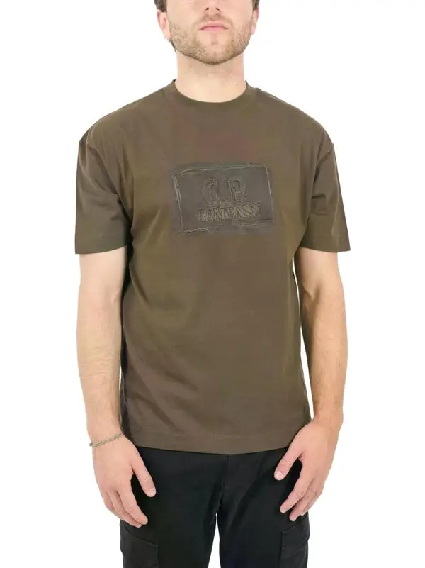 C.P. COMPANY Logo T-shirt - Brown
