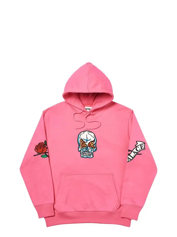 PALACE Hesh Mit Fresh Hood - Pink