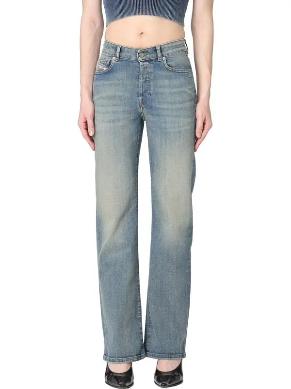 DIESEL Straight Leg Jeans - Blue