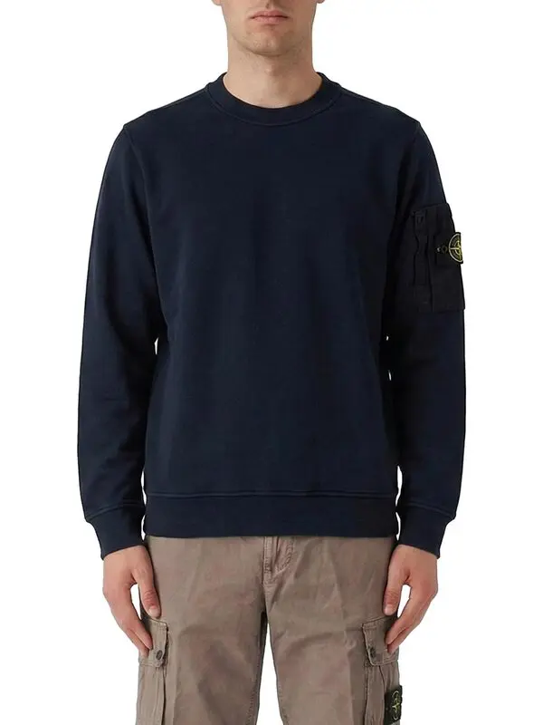 Stone Island Crewneck Sweatshirt - Blue