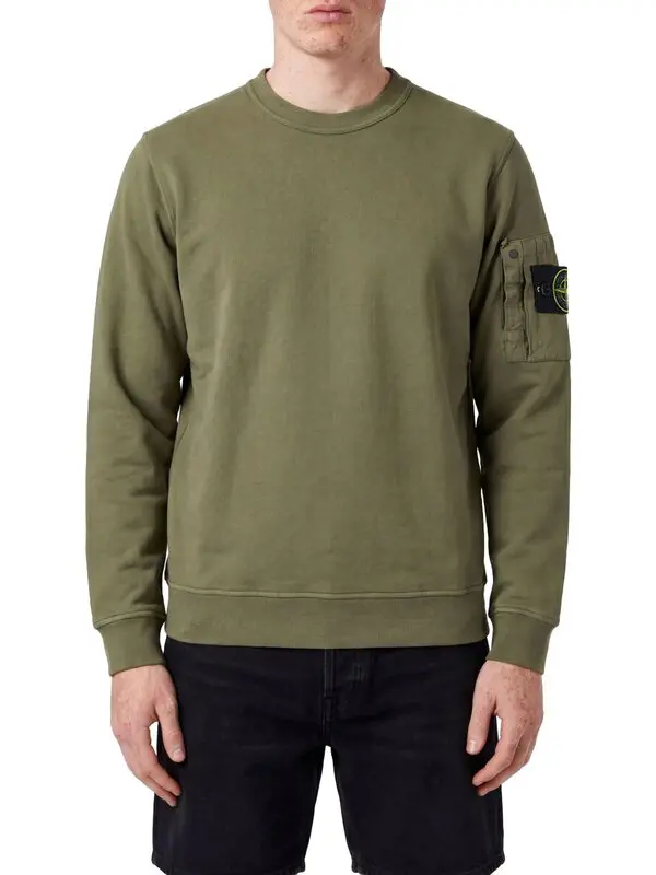Stone Island Crewneck Sweatshirt - Green