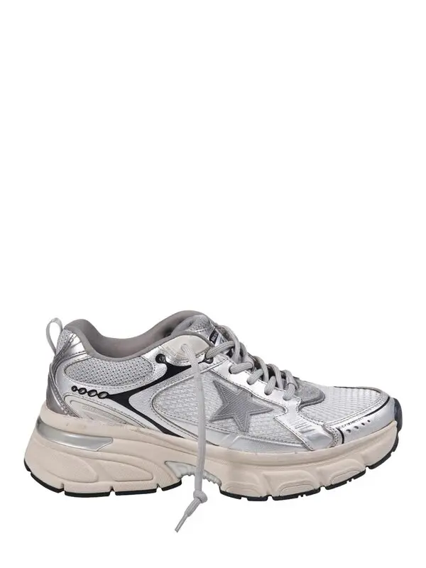 GOLDEN GOOSE Lace-up Sneakers - Grey