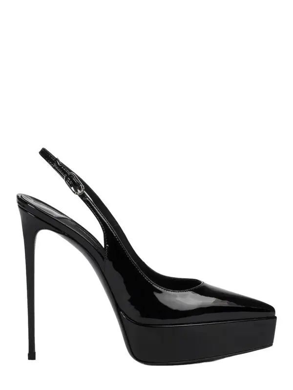 LE SILLA Uma Slingback Pumps - Black