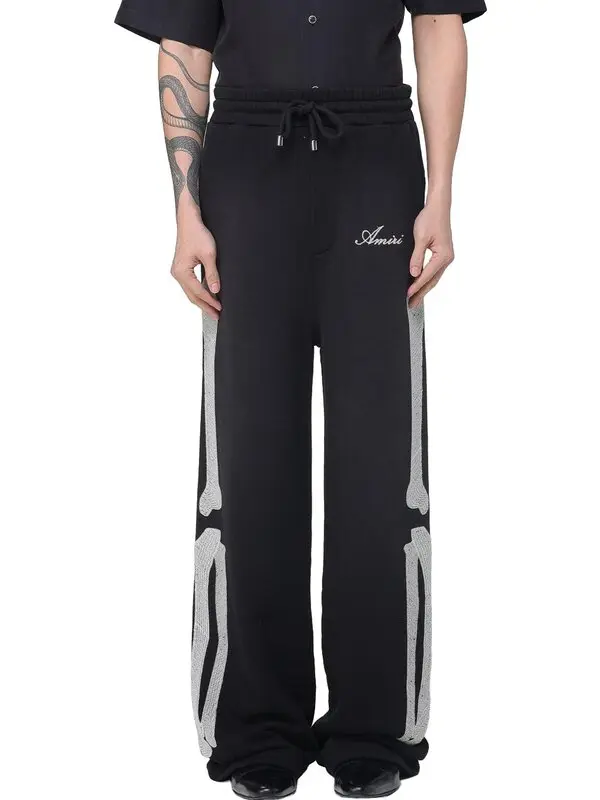 Amiri Wide Leg Pants - Black