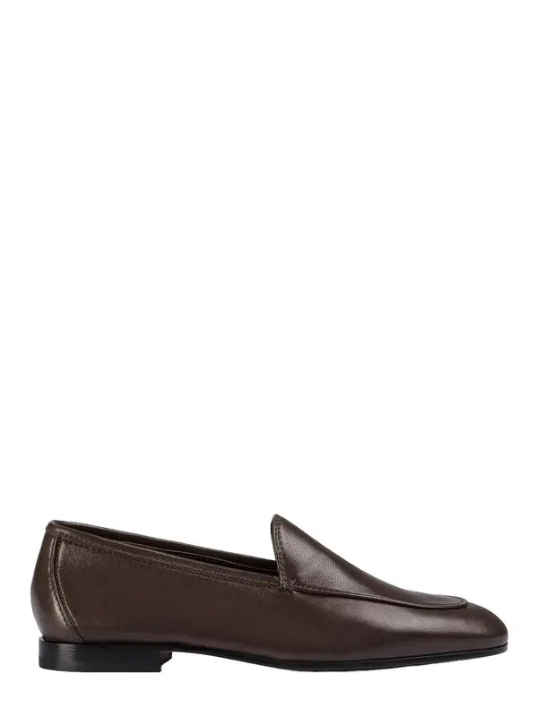DOUCAL'S Leather Loafers - Coffee