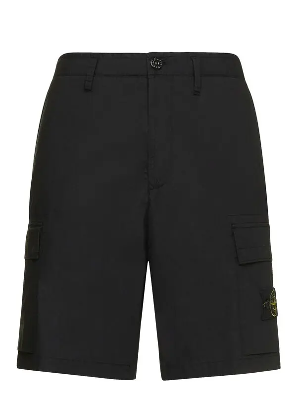 Stone Island Bermuda Shorts - Black