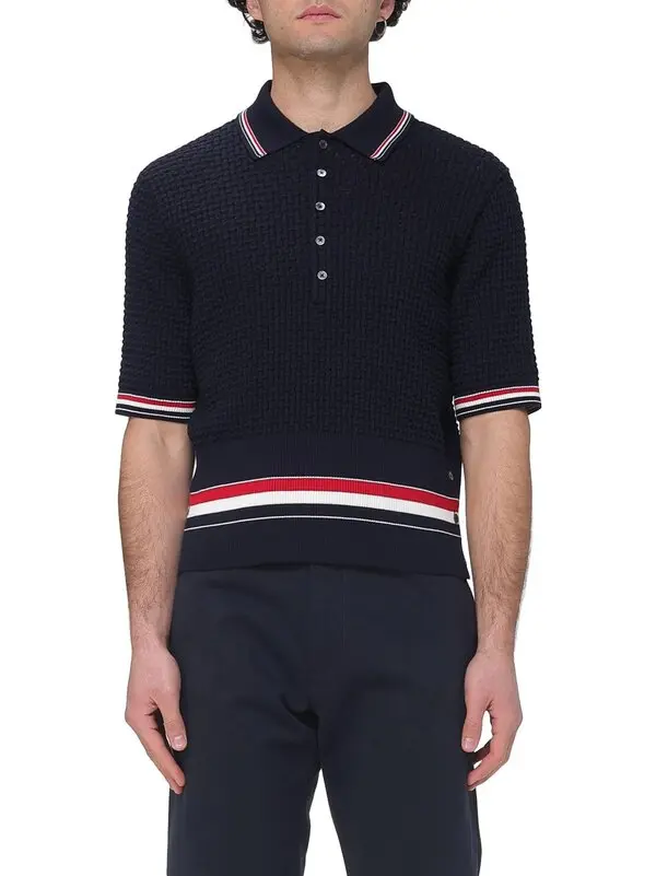 Thom Browne Polo Shirt - Navy