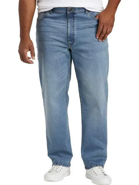 B+T ESSENTIALS Relaxed-fit Jeans - Light Wash