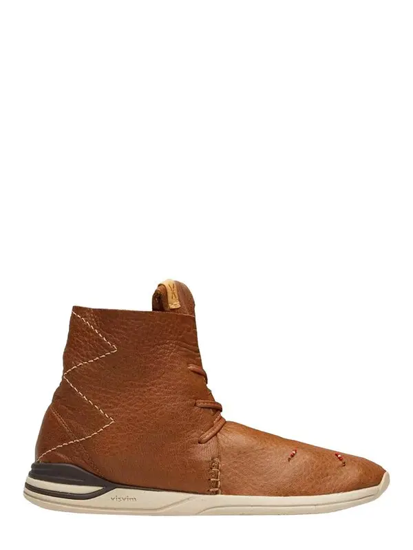 Visvim Huron Moc Hi-folk Deer Boots - Brown