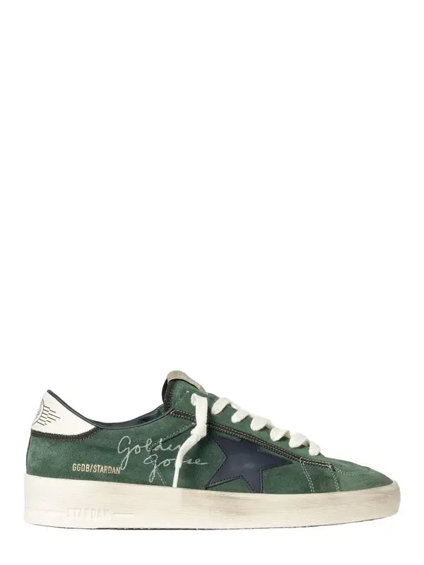 GOLDEN GOOSE Lace-up Sneakers - Green