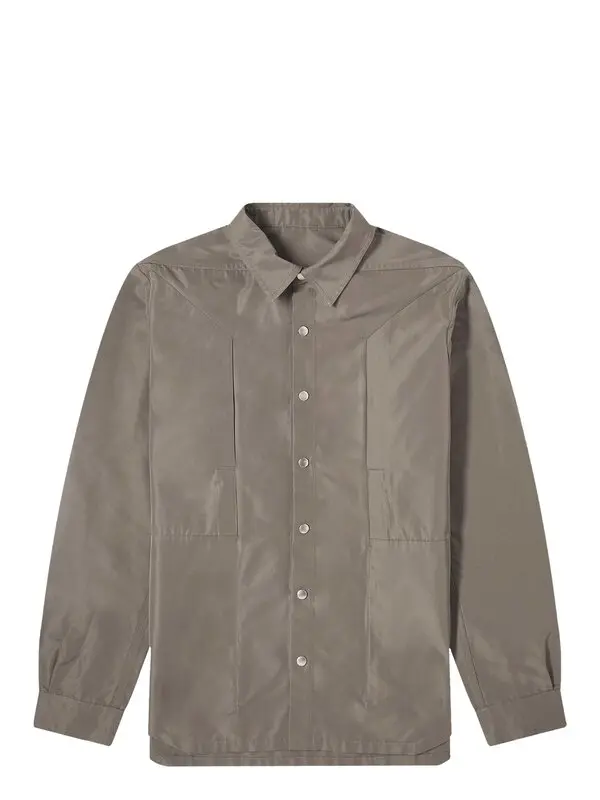 Rick Owens Fogpocket Outershirt - Grey