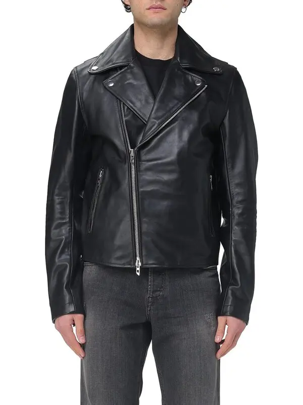 DIESEL Leather Jacket - Black