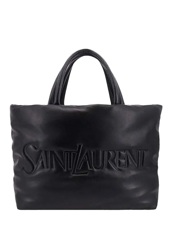 Saint Laurent Puffer Tote Bag - Black