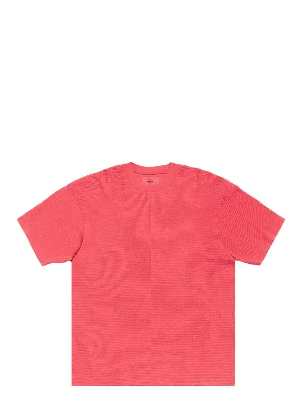 StÜssy Pigment Dyed Thermal T-shirt - Red