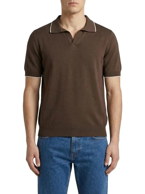 FAY Polo Shirt - Brown