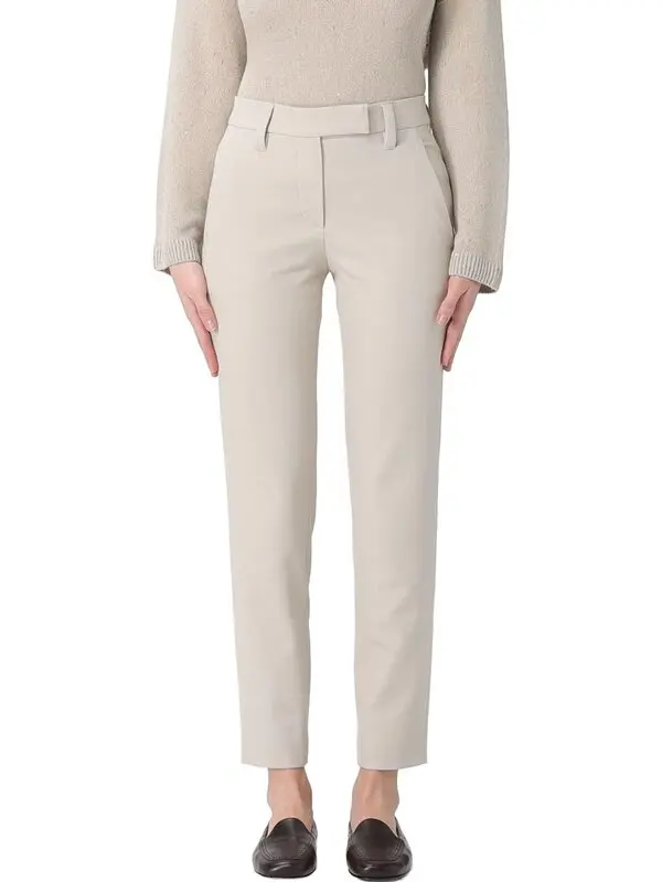 Brunello Cucinelli Tailored Trousers - White