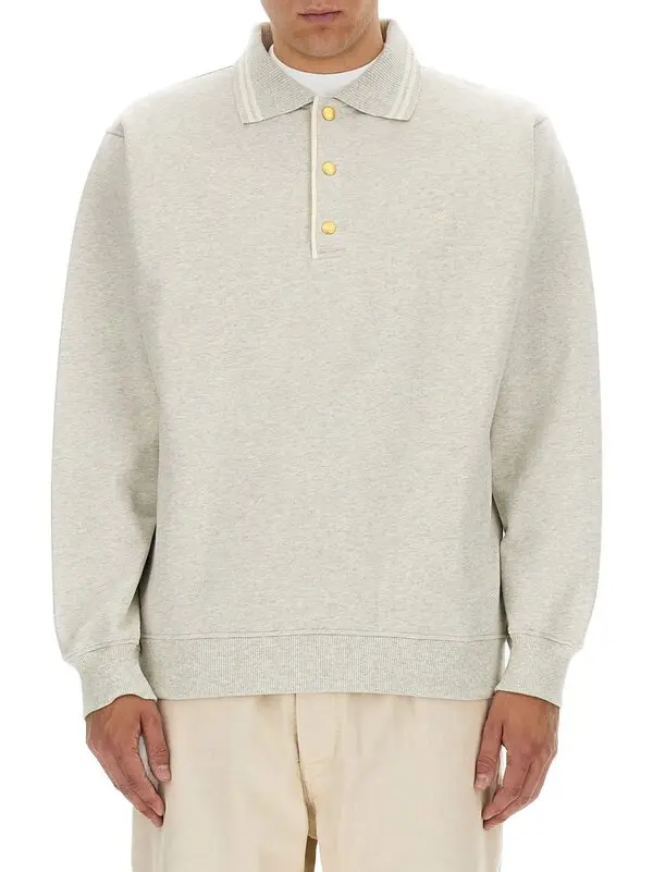Drole De Monsieur Polo Shirt - Grey