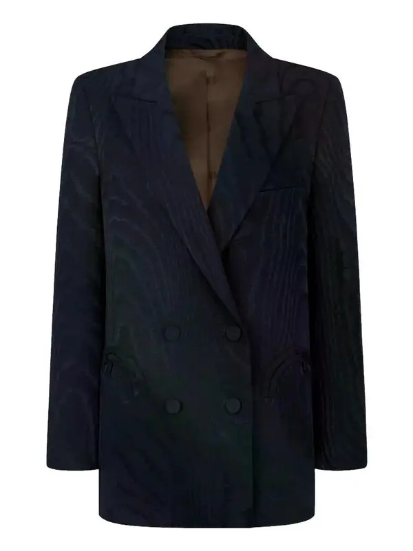 BLAZÉ MILANO Sharewood Double-breasted Blazer - Blue