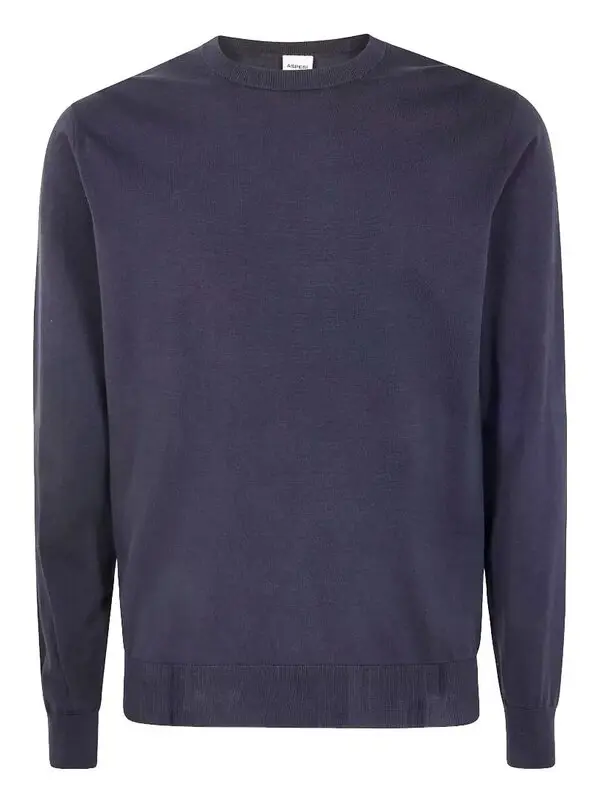 Aspesi Round-neck Sweatshirt - Blue