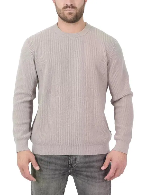 Nn07 Danny Ribbed Sweater - Grey